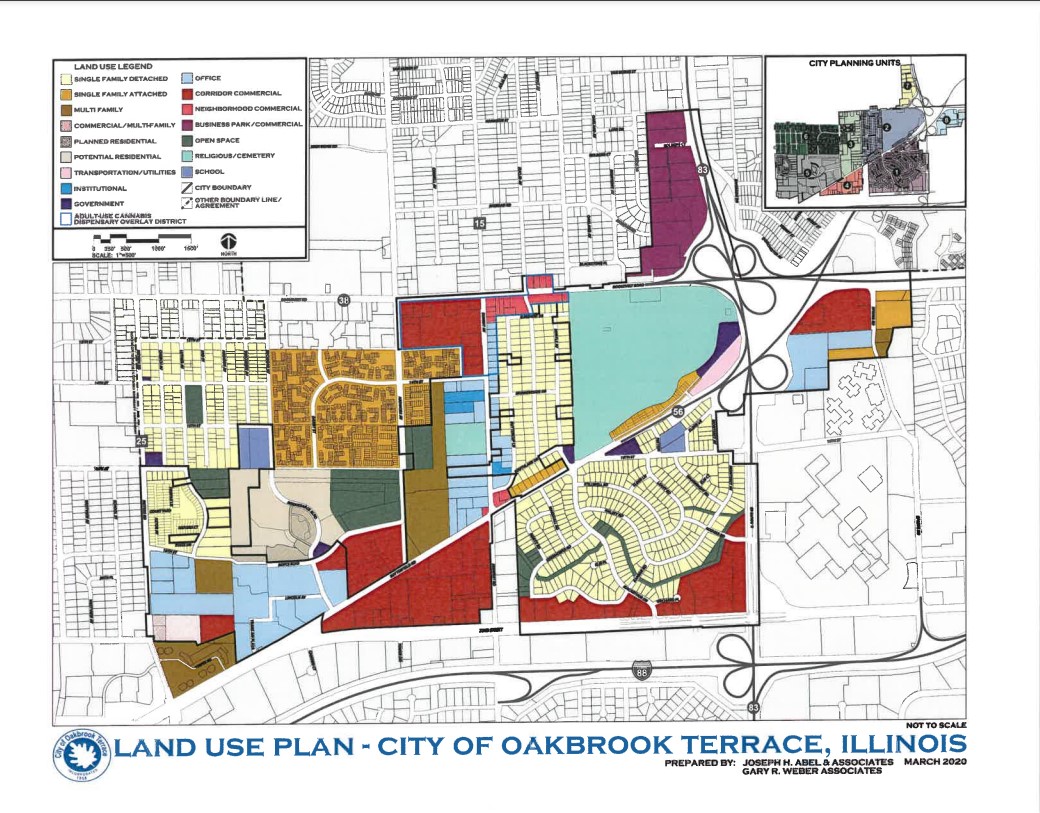 Existing Land Use Map | Oakbrook Terrace, IL